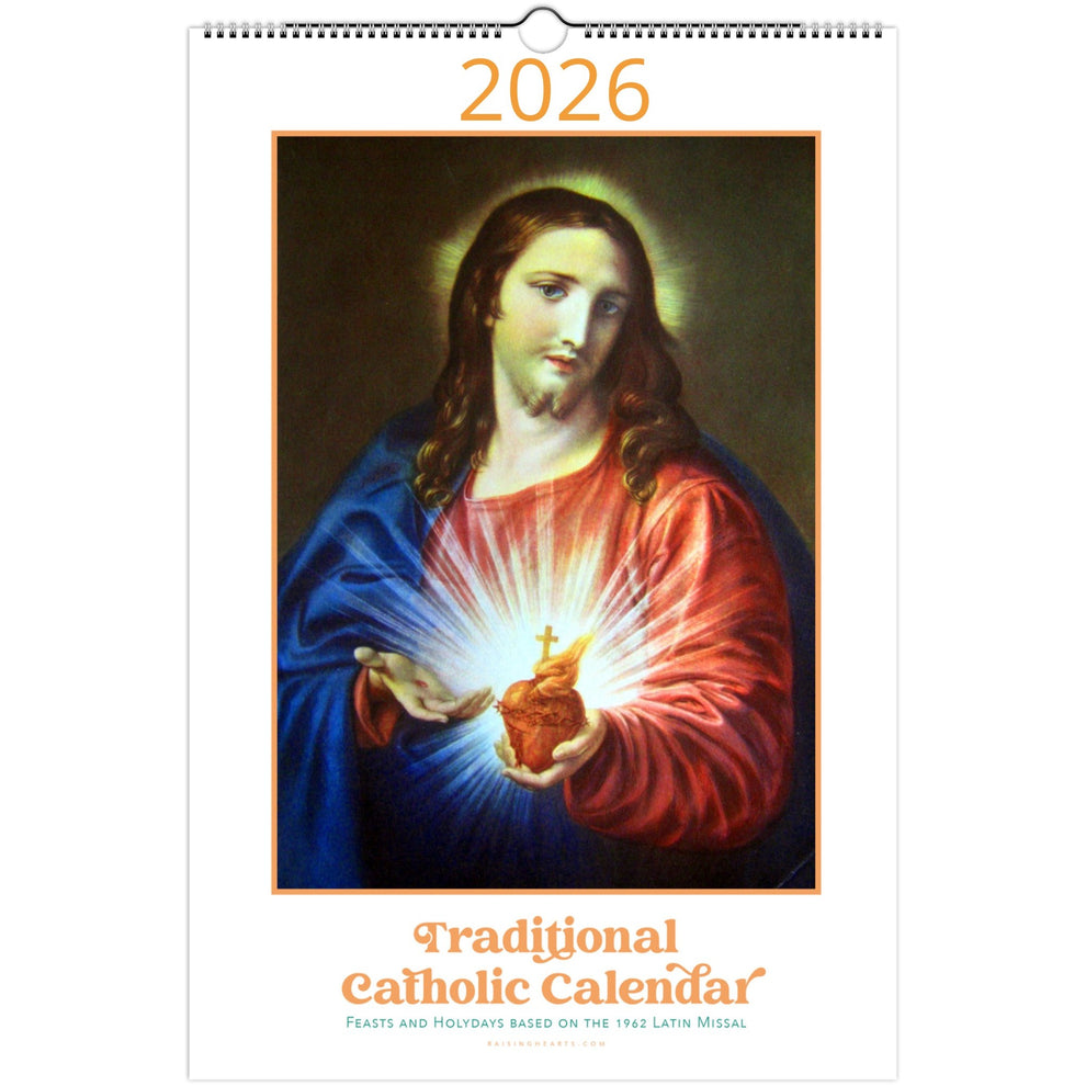 2026 Traditional Catholic Wall Calendar | 1962 Latin Missal | Sacred A ...
